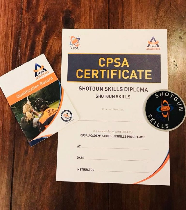 CPSA Shotgun Skills Certificate - Schießschule Regensburg